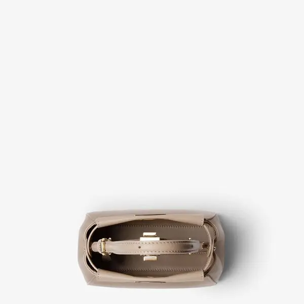 Fendi My Peekaboo Xs Dove Gray Leather Bag